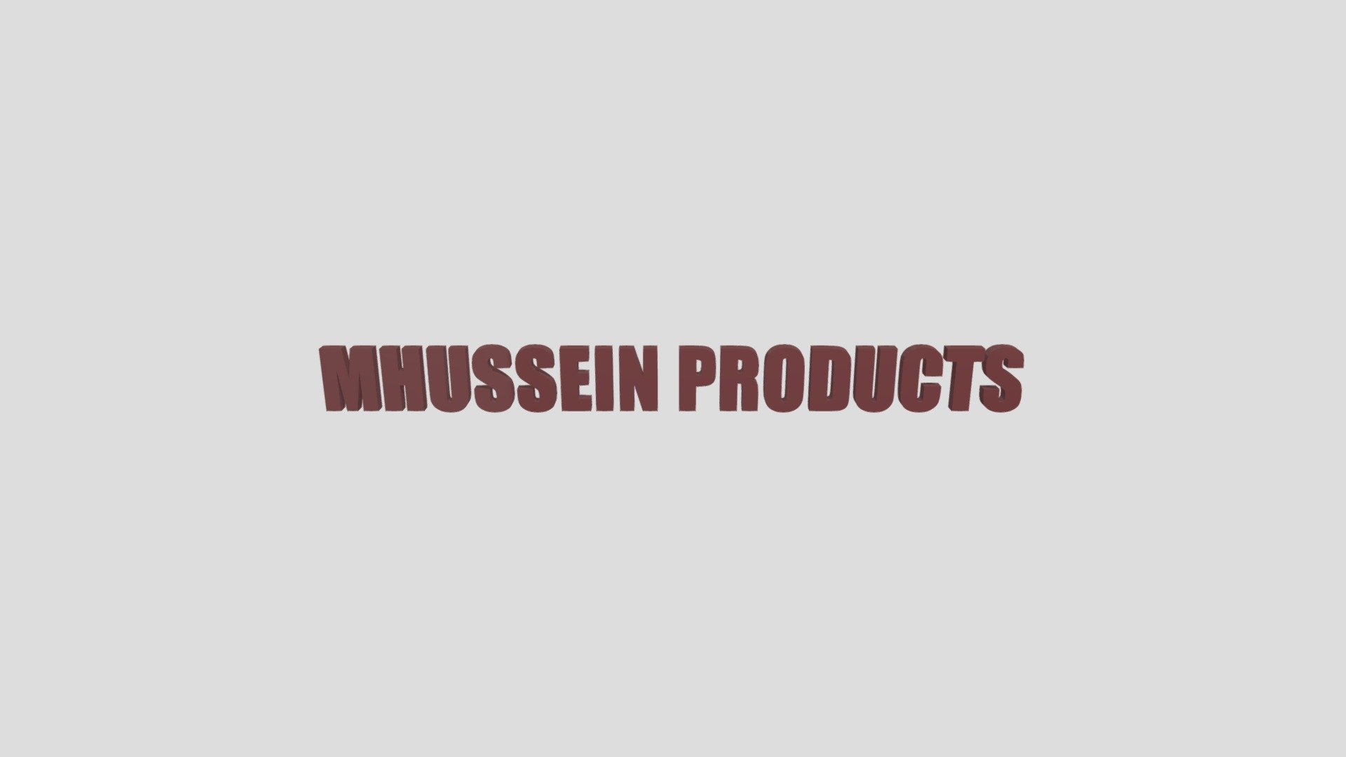 Michael Hussein_ Logo Wk1 - 3D model by michaelhussein11 [79d9a46 ...