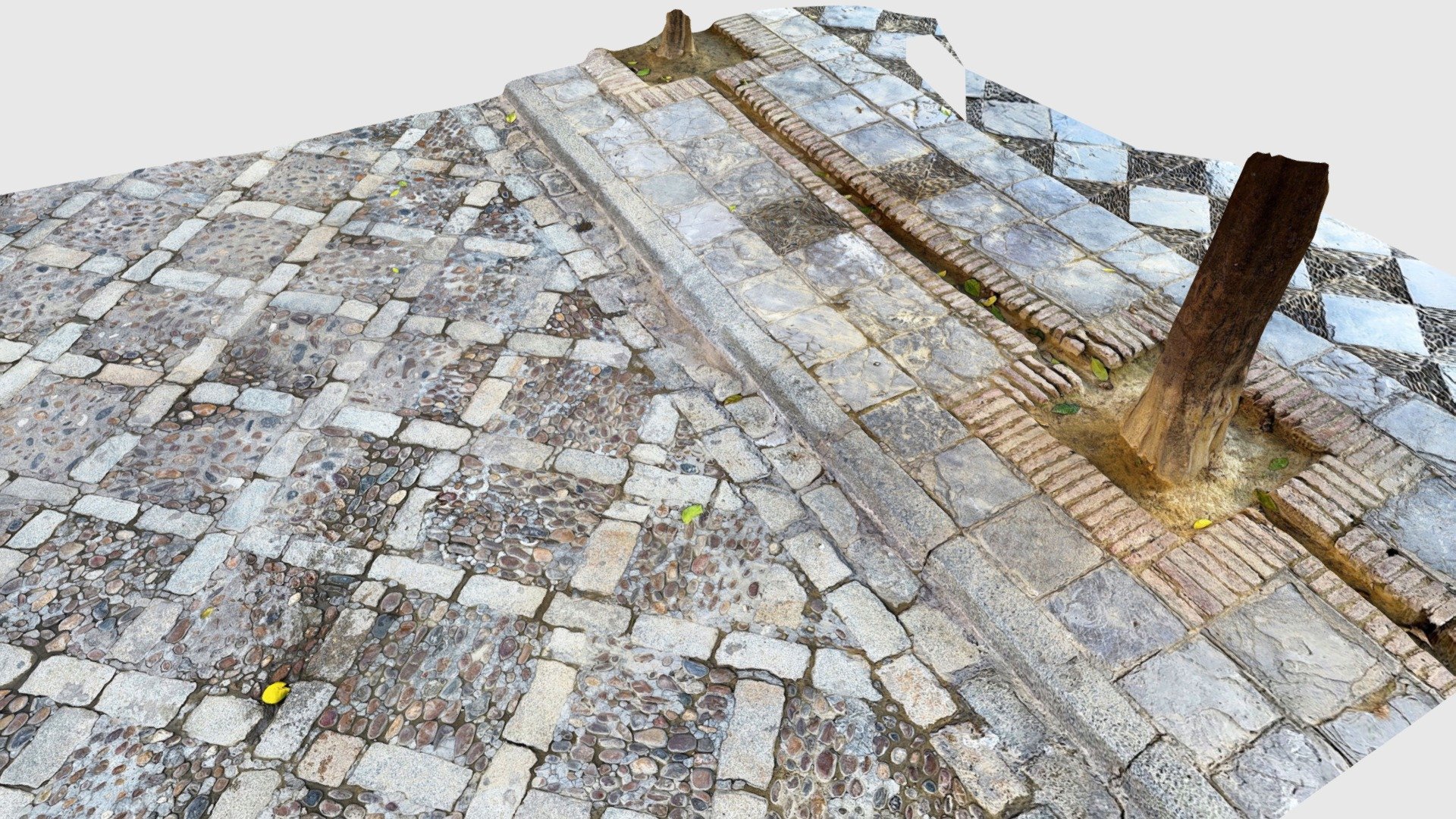 Pavement at Real Alcazar, Sevilla - Download Free 3D model by alex ...