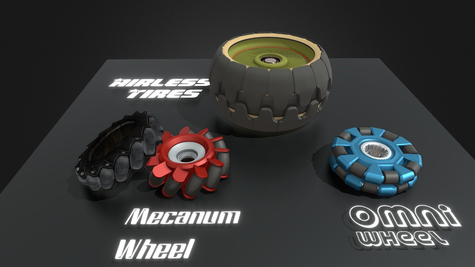 The Future Wheels pack. - 3D model by The WarVet (@TheWarVet) [79deb89 ...