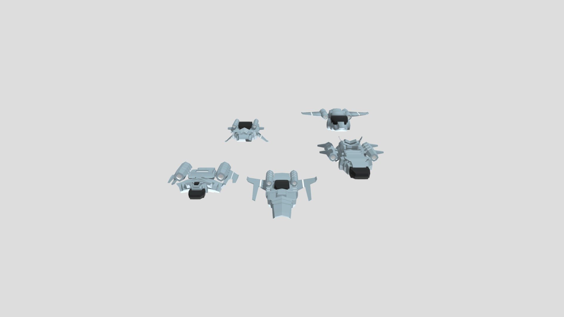 Spaceships - Download Free 3D model by mario_massashi (@massashi3d ...