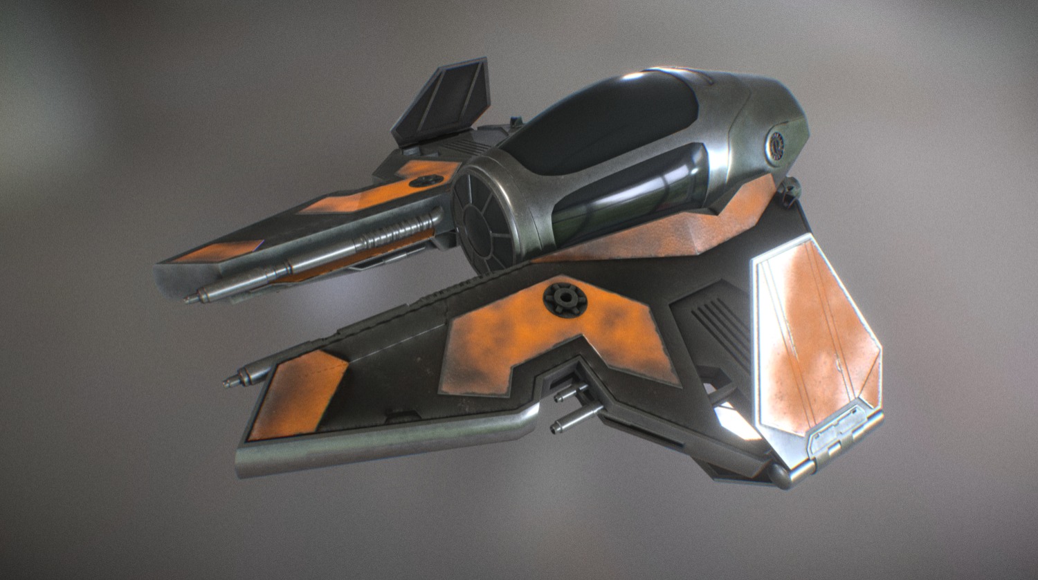 Jedi Interceptor Fan Art 3d Model By Arcadeous Phoenix Arcadeous3d 79e009b Sketchfab
