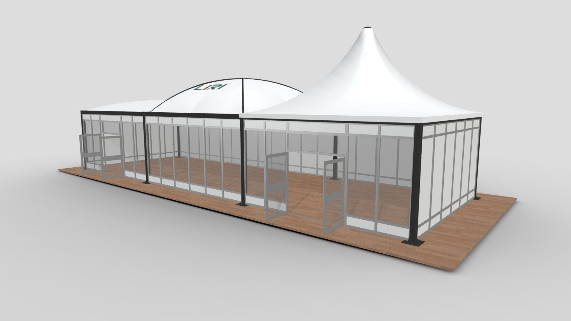 Modular Tent - 3D model by LiriTent [79e0755] - Sketchfab