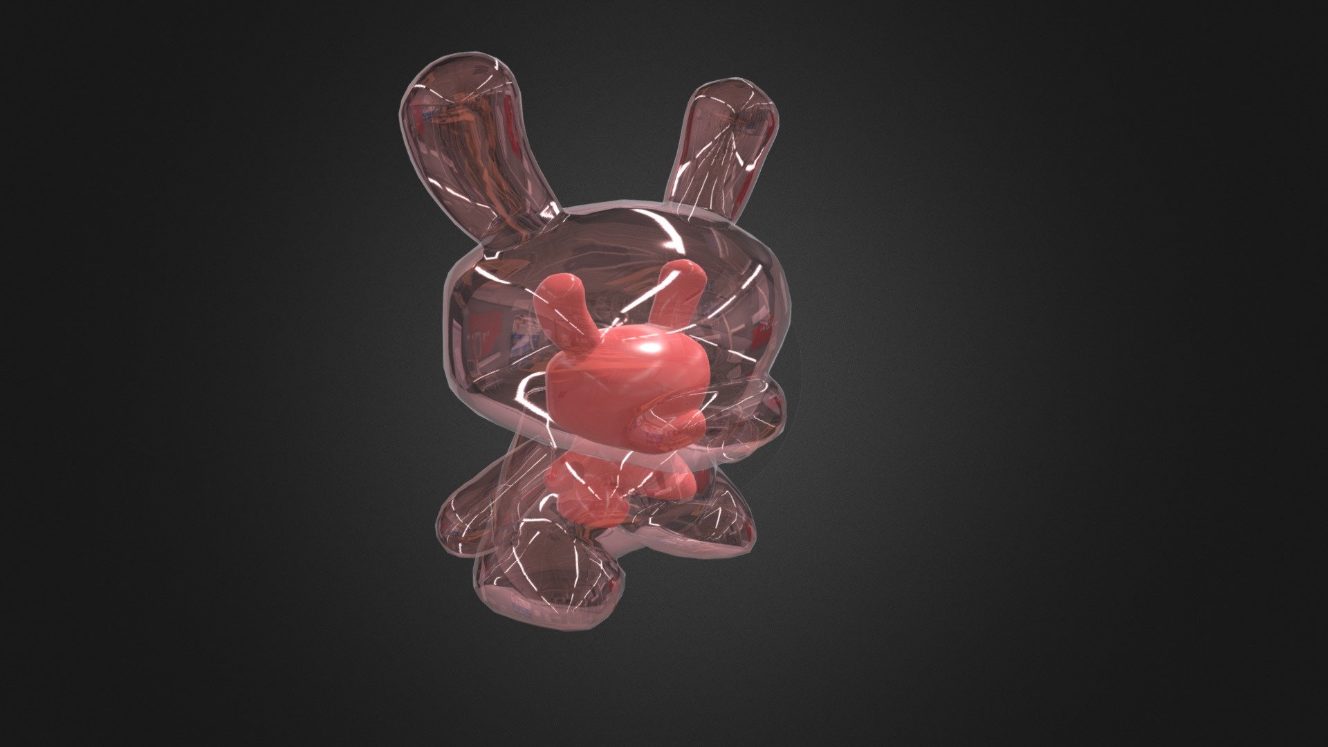 Glass Rabbit - 3D model by dreamhightc [79e1a71] - Sketchfab