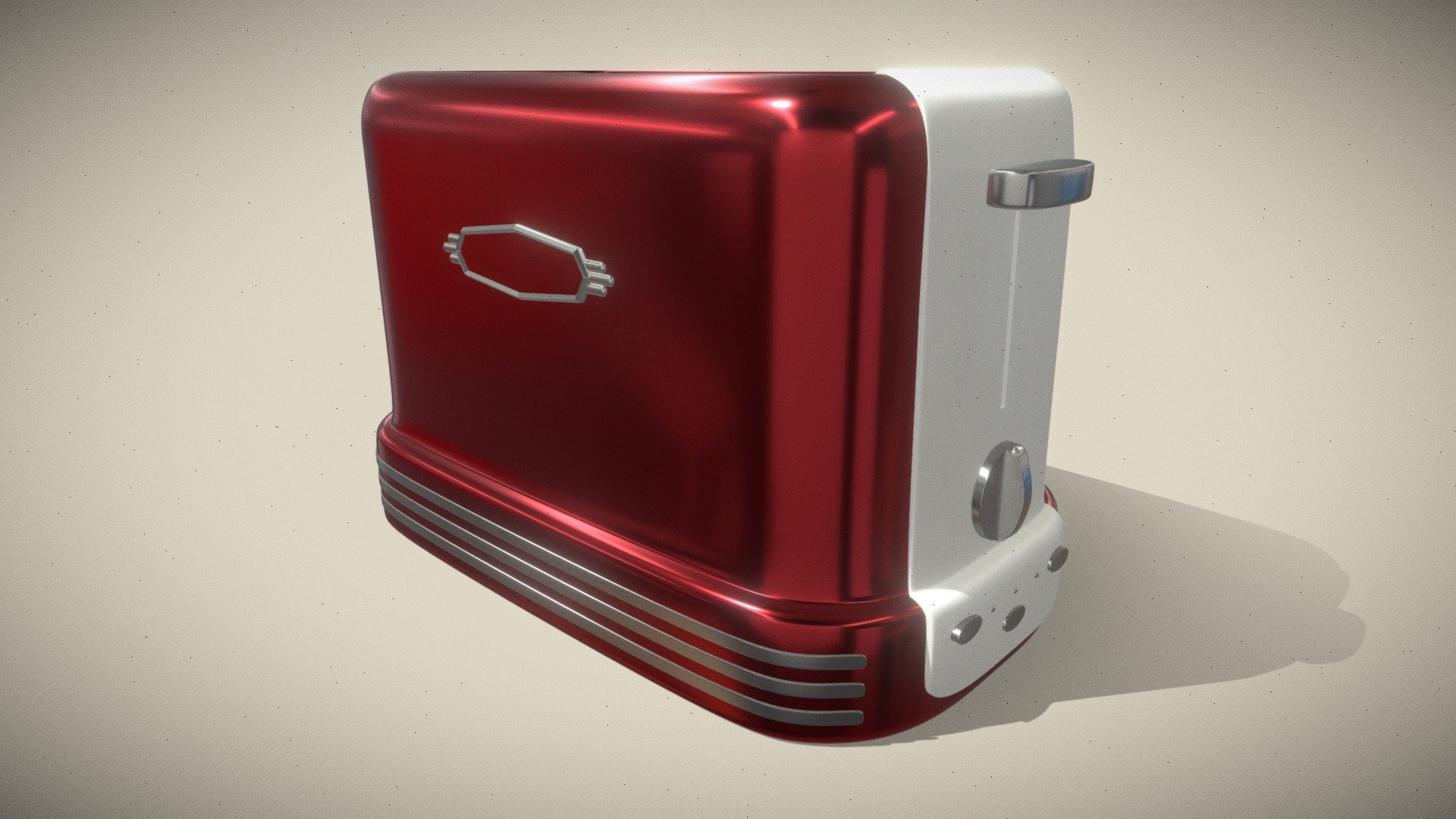 Retro Toaster - 3D model by Josevan Danusastra (@JosevanD2) [79e1de3 ...