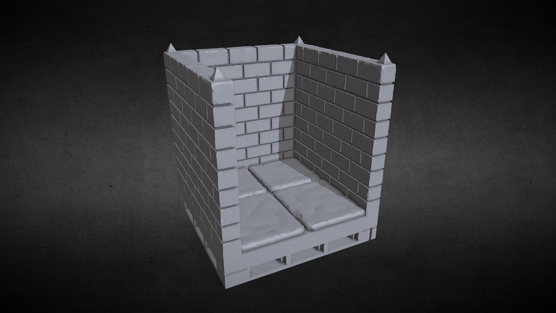 Dungeon Dead End - 3D model by reprepared [79e217e] - Sketchfab