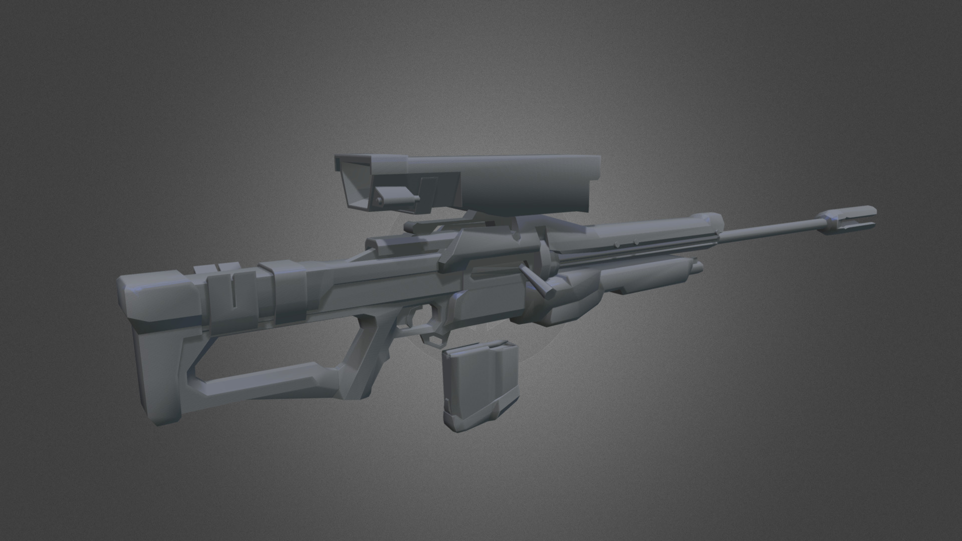 Sniper_rifle+animation - 3D model by Yulyolya (@julia_karpovich ...