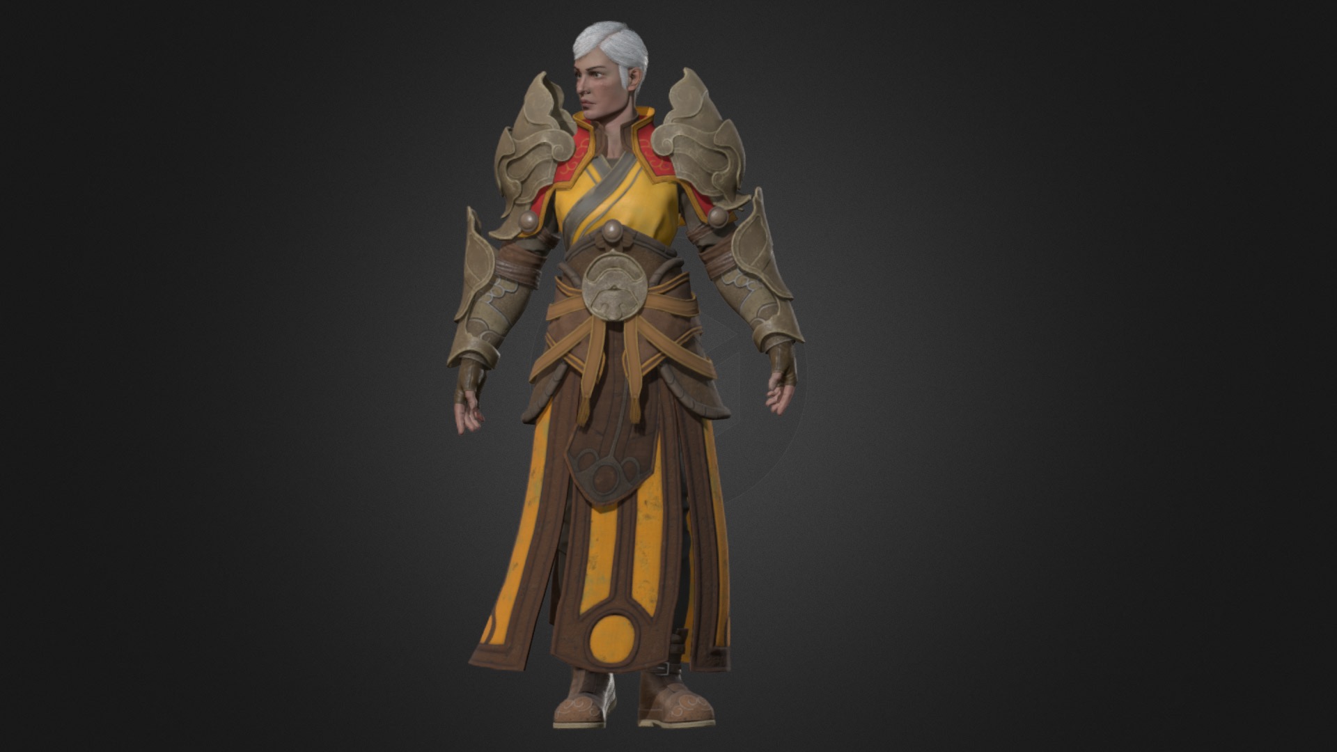 Monk - 3D model by newbeeliu [79e39a0] - Sketchfab