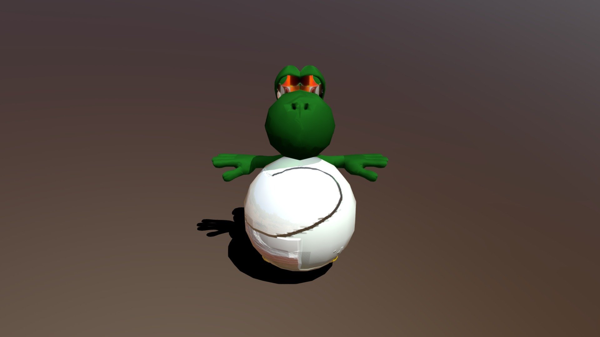 Permanent Fat Yoshi - Download Free 3D model by mynelo04 [79e3dbb ...