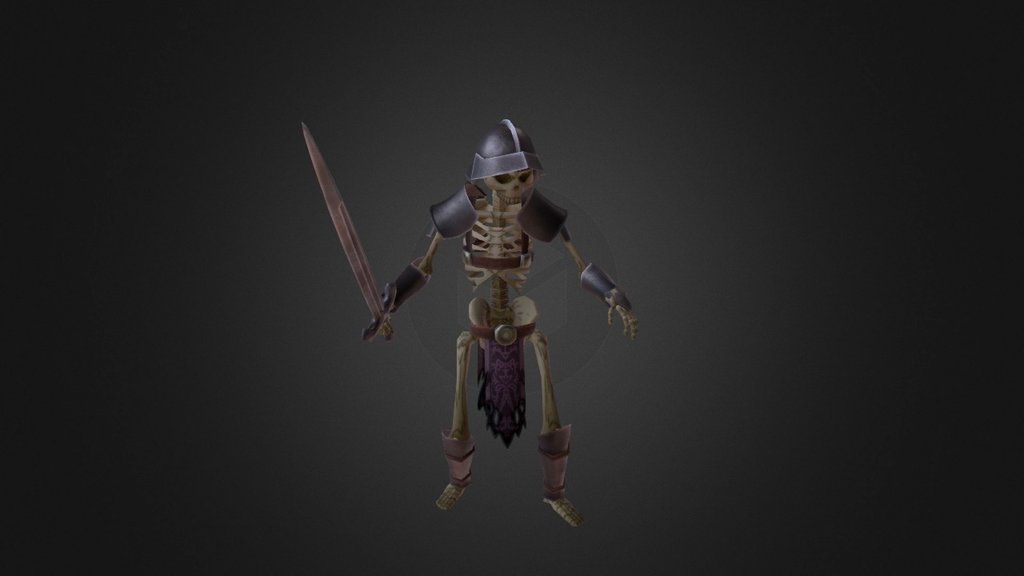 Gothical: Skeleton Soldier - 3D model by Joel (@hrdgrv) [79e3ed9 ...