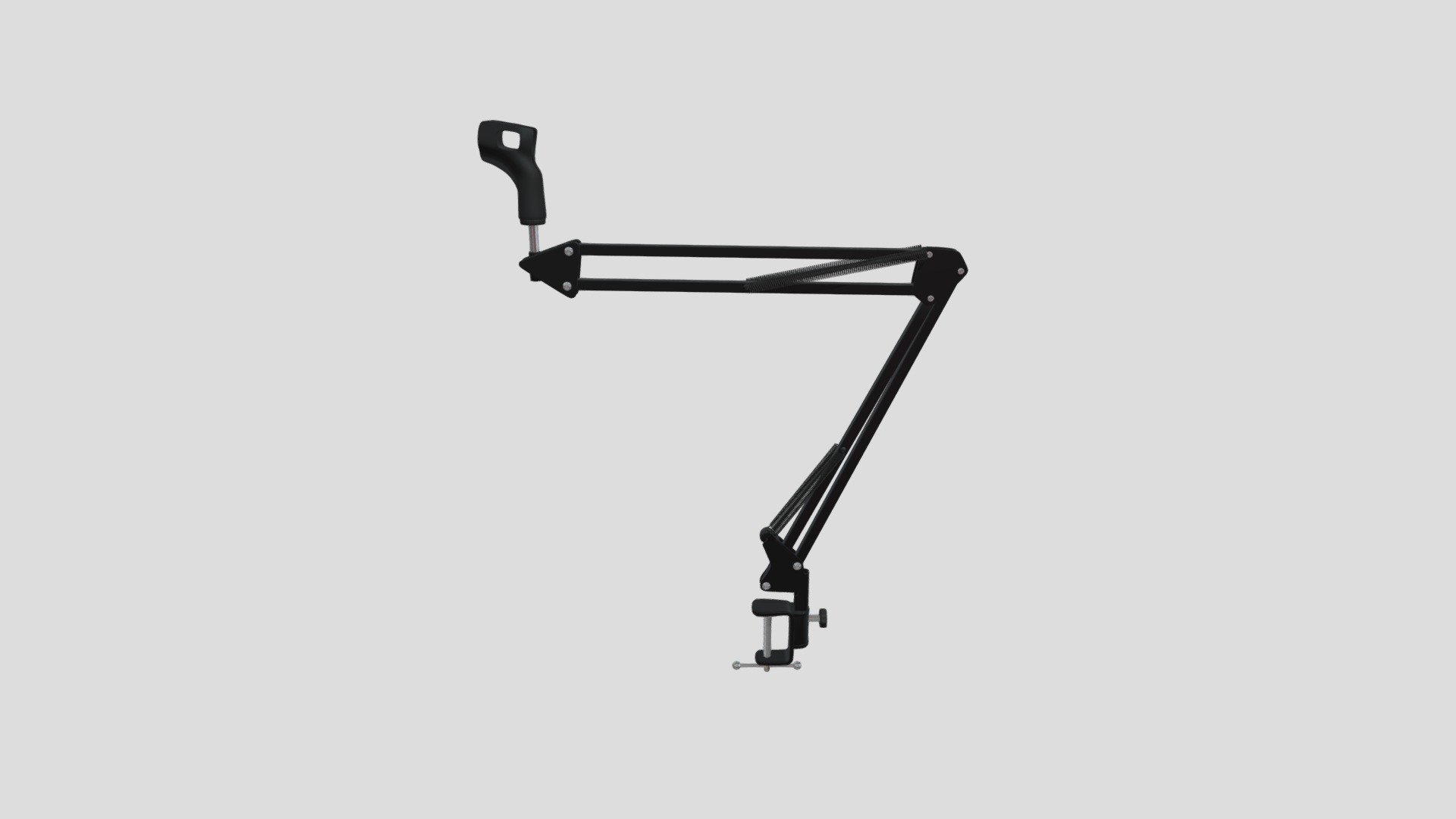 Realistic Microphone Stand 3D model - Buy Royalty Free 3D model by ...