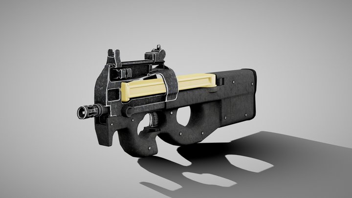 P90 Gun Wallpaper
