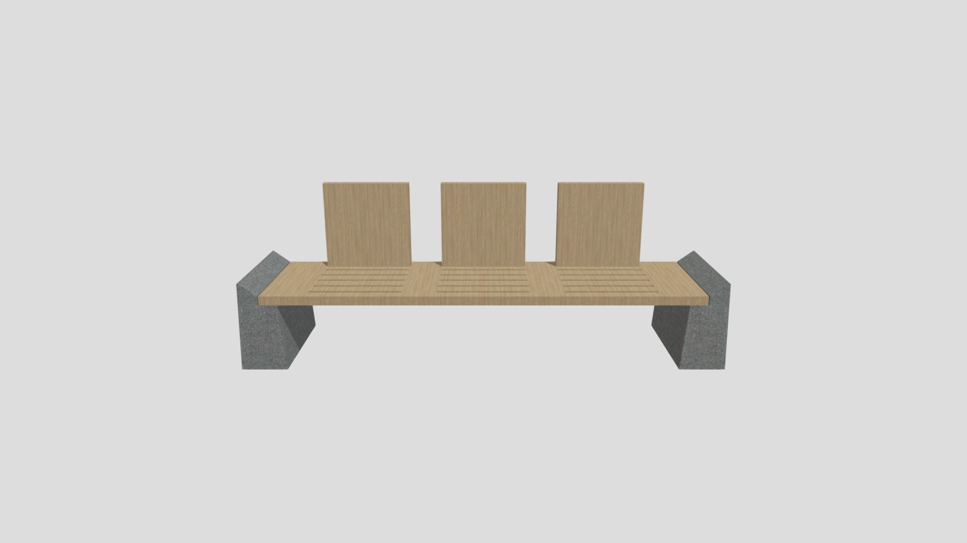 Modern Bench - Download Free 3D model by POKAsketch [79e71b1] - Sketchfab