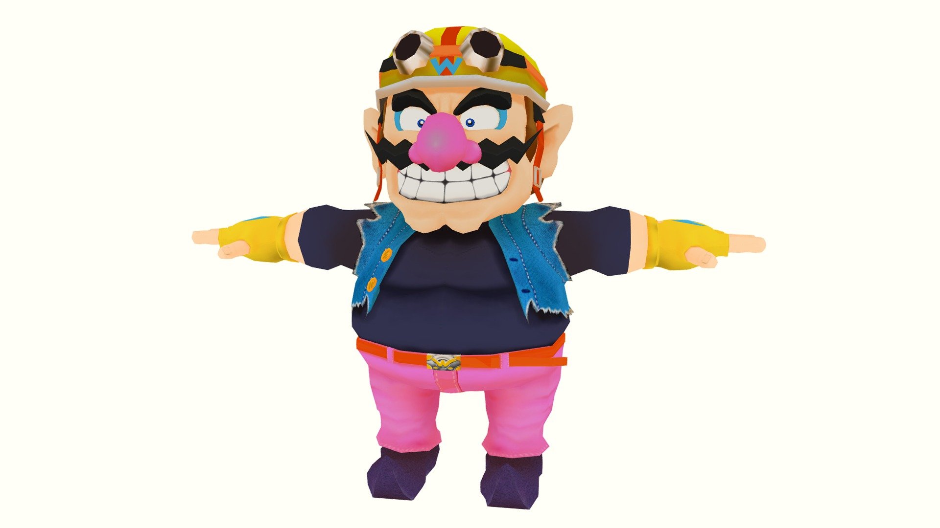 Wario - Download Free 3D model by HarukaS (@Haruka_S) [79e8ddb] - Sketchfab