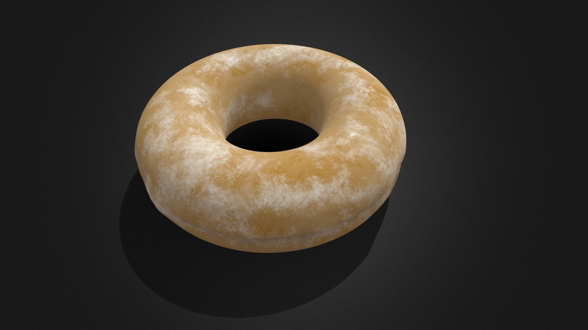 Donut mid poly With frost - Download Free 3D model by Fahim Jaowad ...