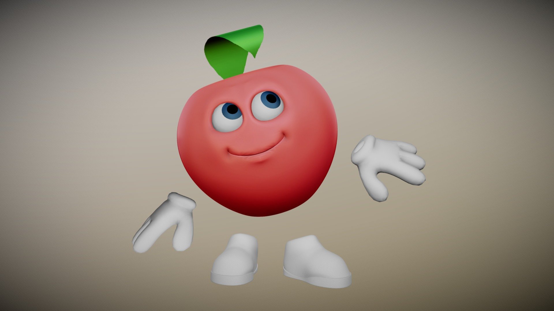 Apple - 3D model by KURVE [79eb2be] - Sketchfab