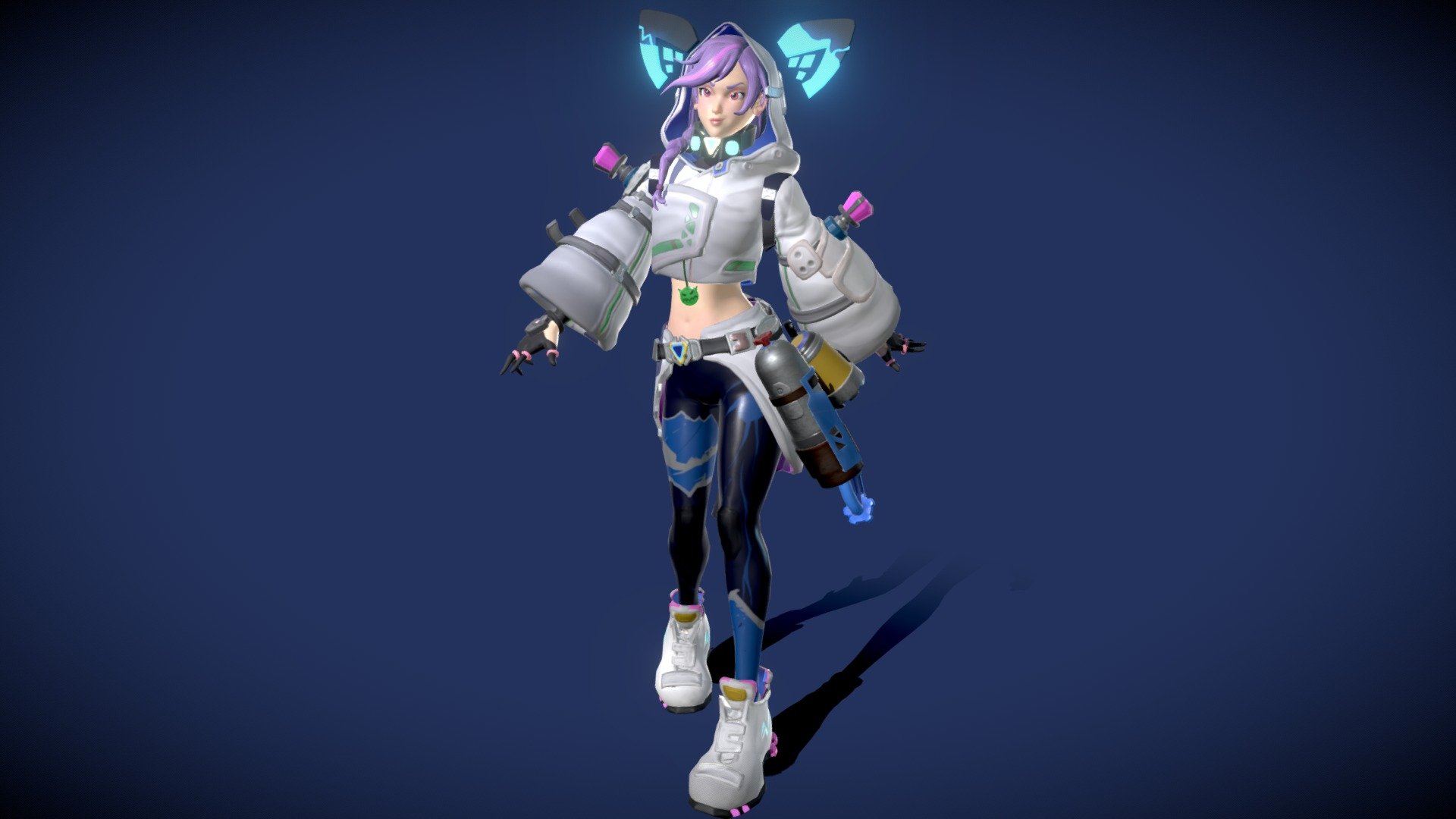 The Upper Class Assassin - Game Resolution Model - 3D model by Brandon ...