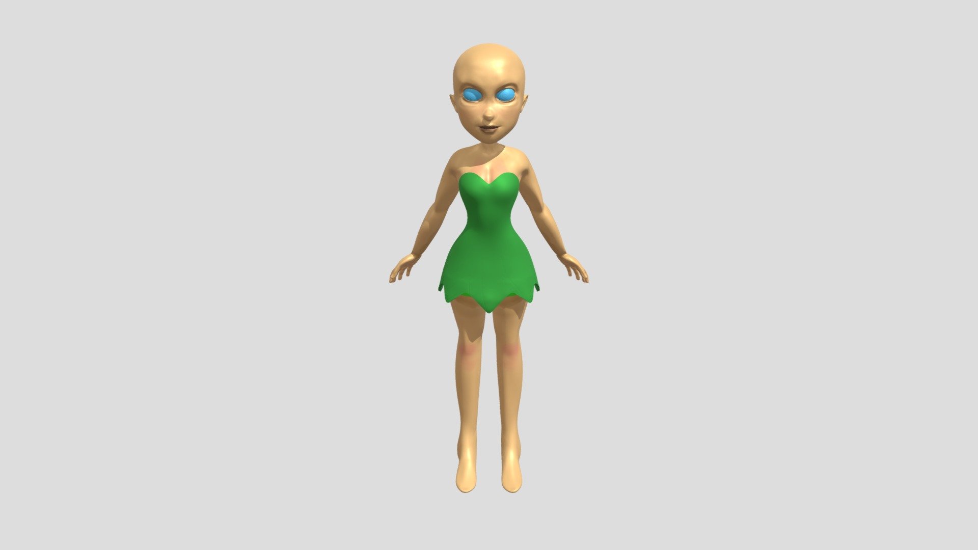 Tinkerbell Trial 30- For Sketchfab - Download Free 3D model by ...