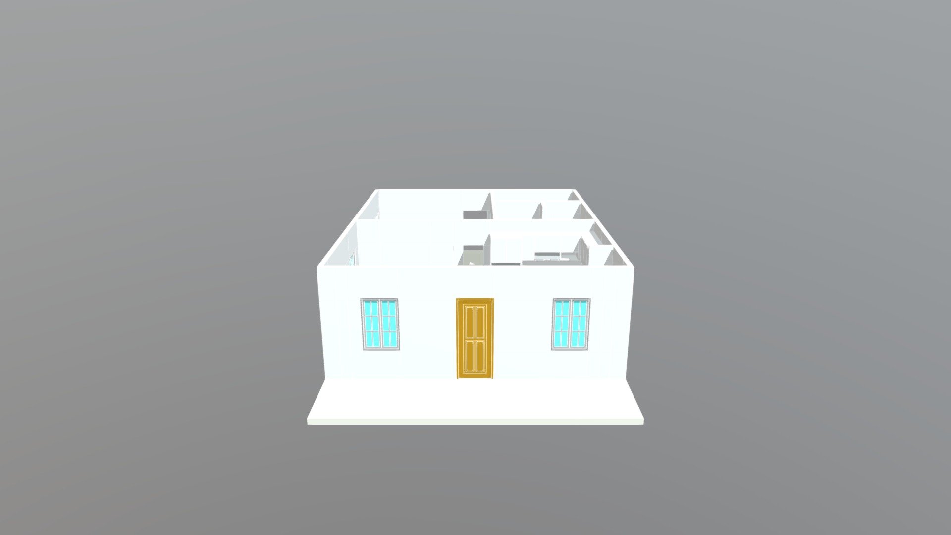 floor plan 2 - 3D model by meherab99 [79ebfe4] - Sketchfab