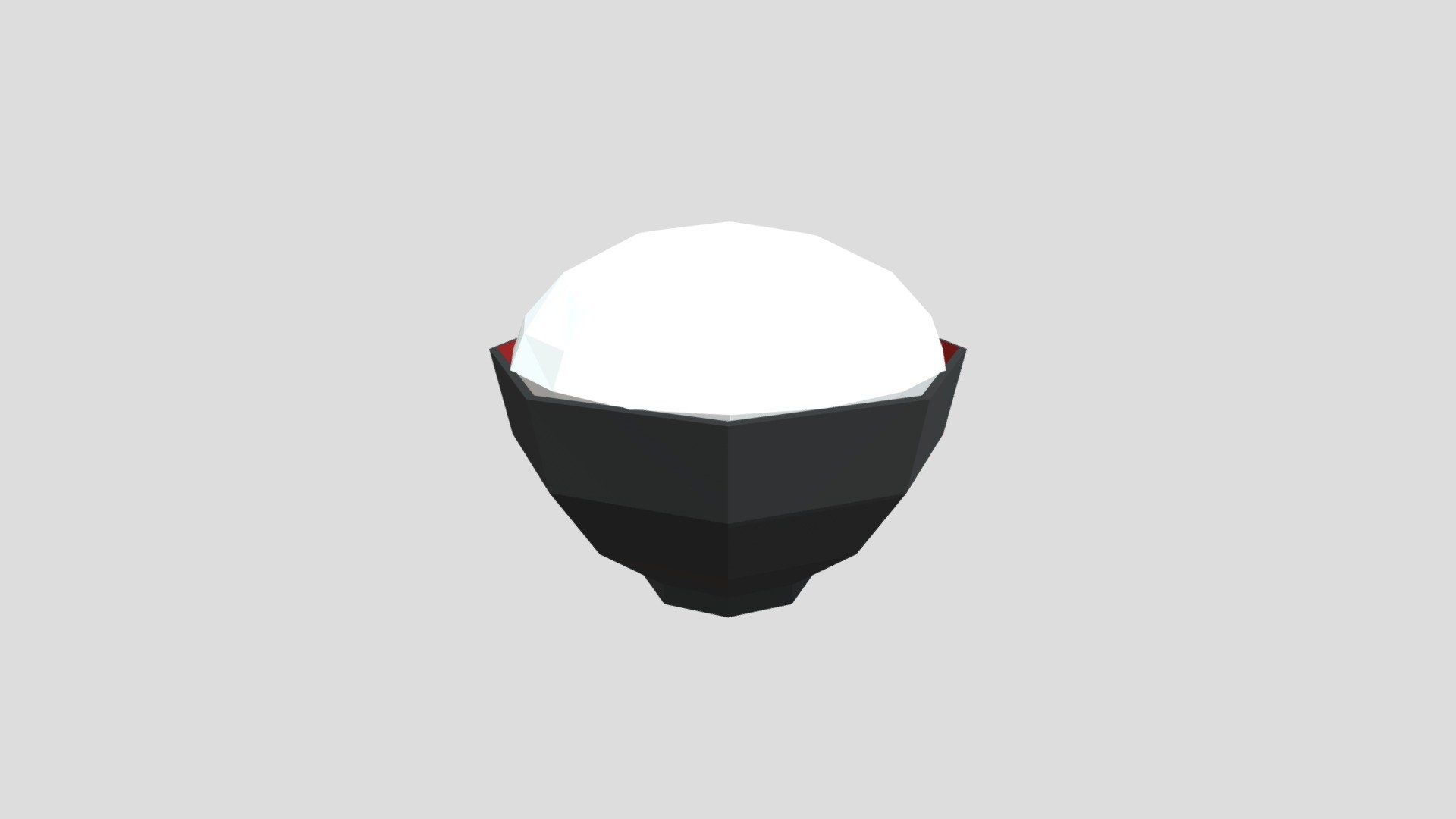 Bowl of rice from Poly by Google - Download Free 3D model by IronEqual ...