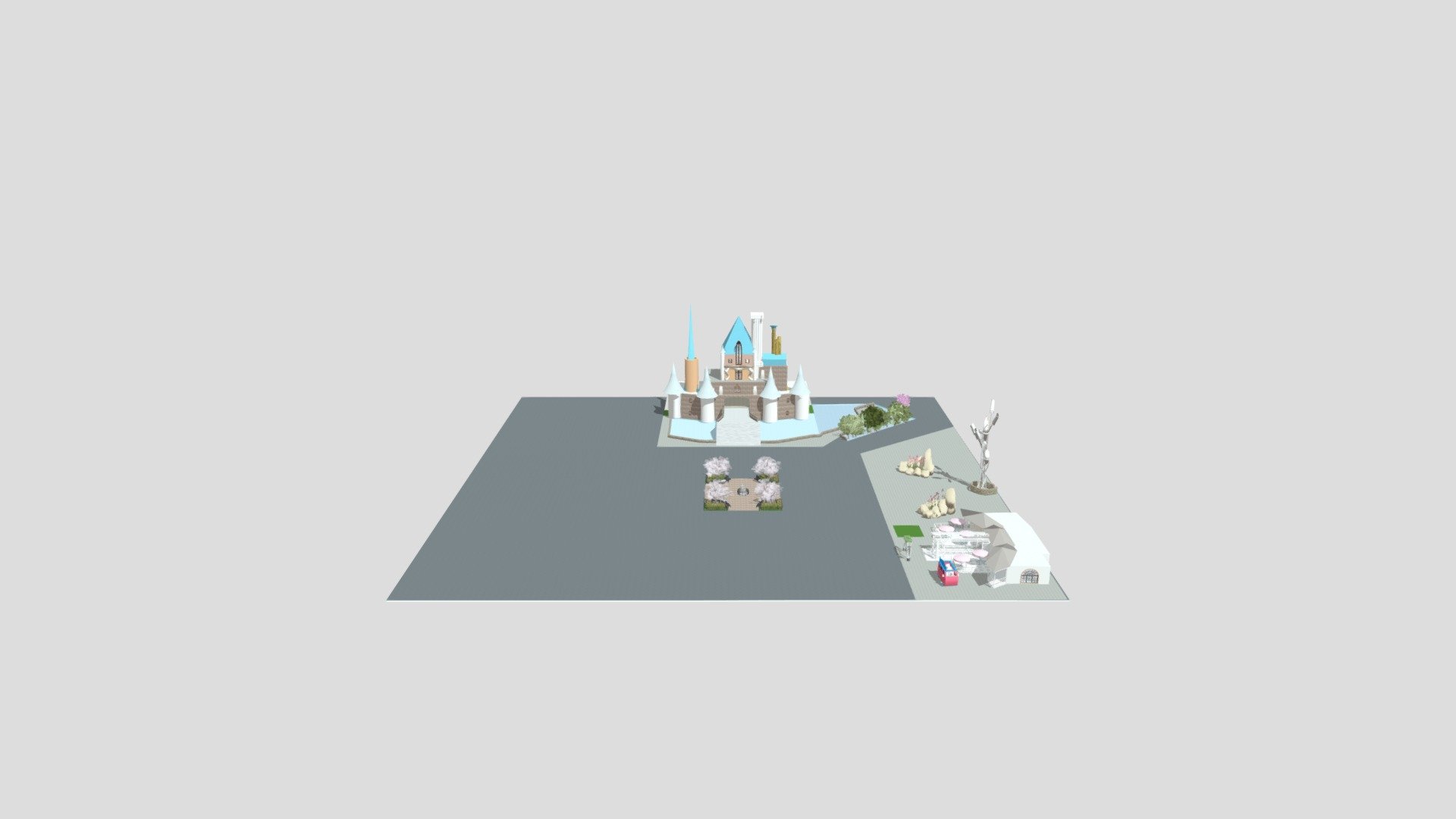 Disney 2 - Download Free 3D model by Home Design 3D (@homedesign3d ...