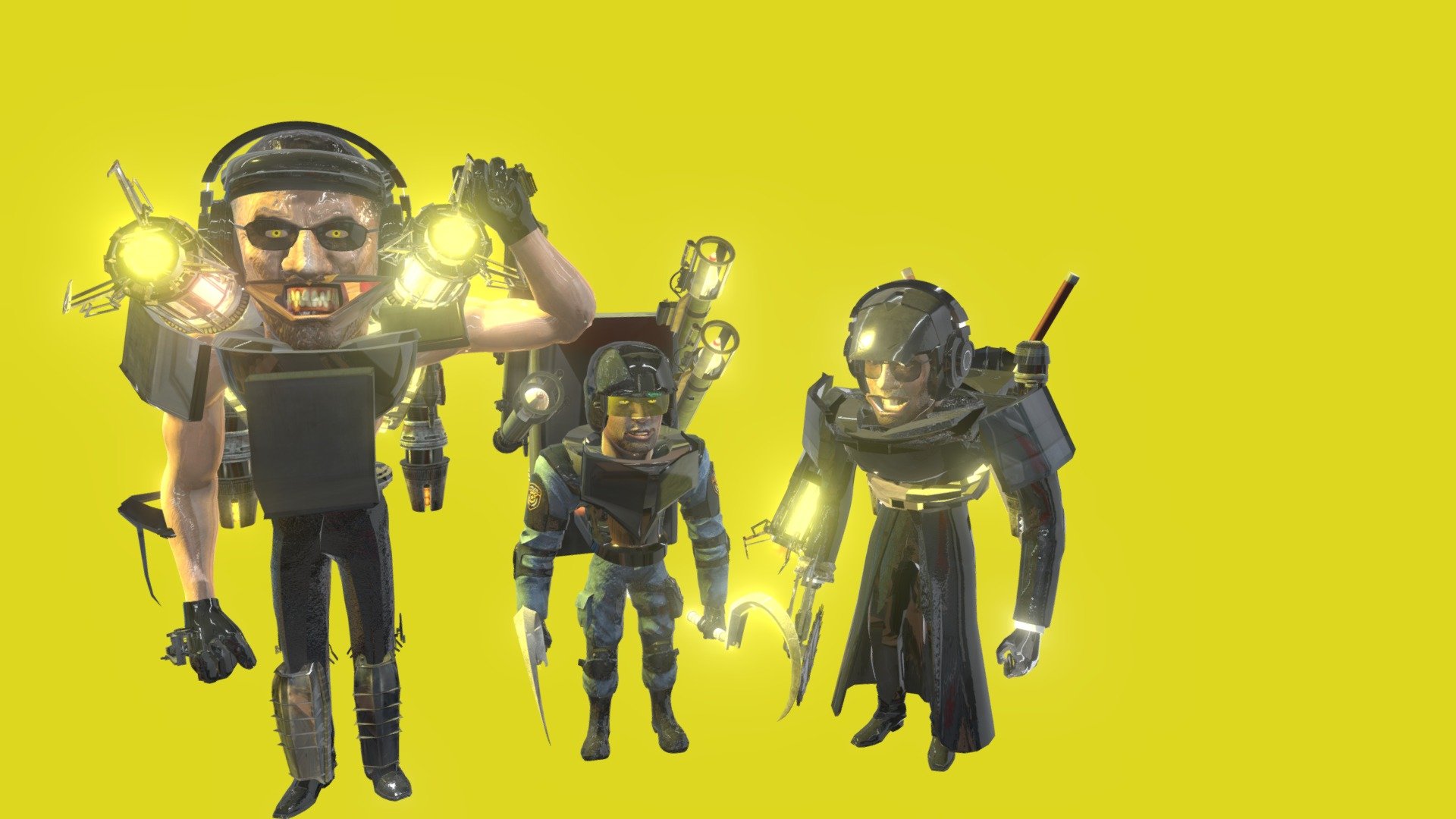 g squad - 3D model by Bluegod (@Westerick2014) [79f1172] - Sketchfab