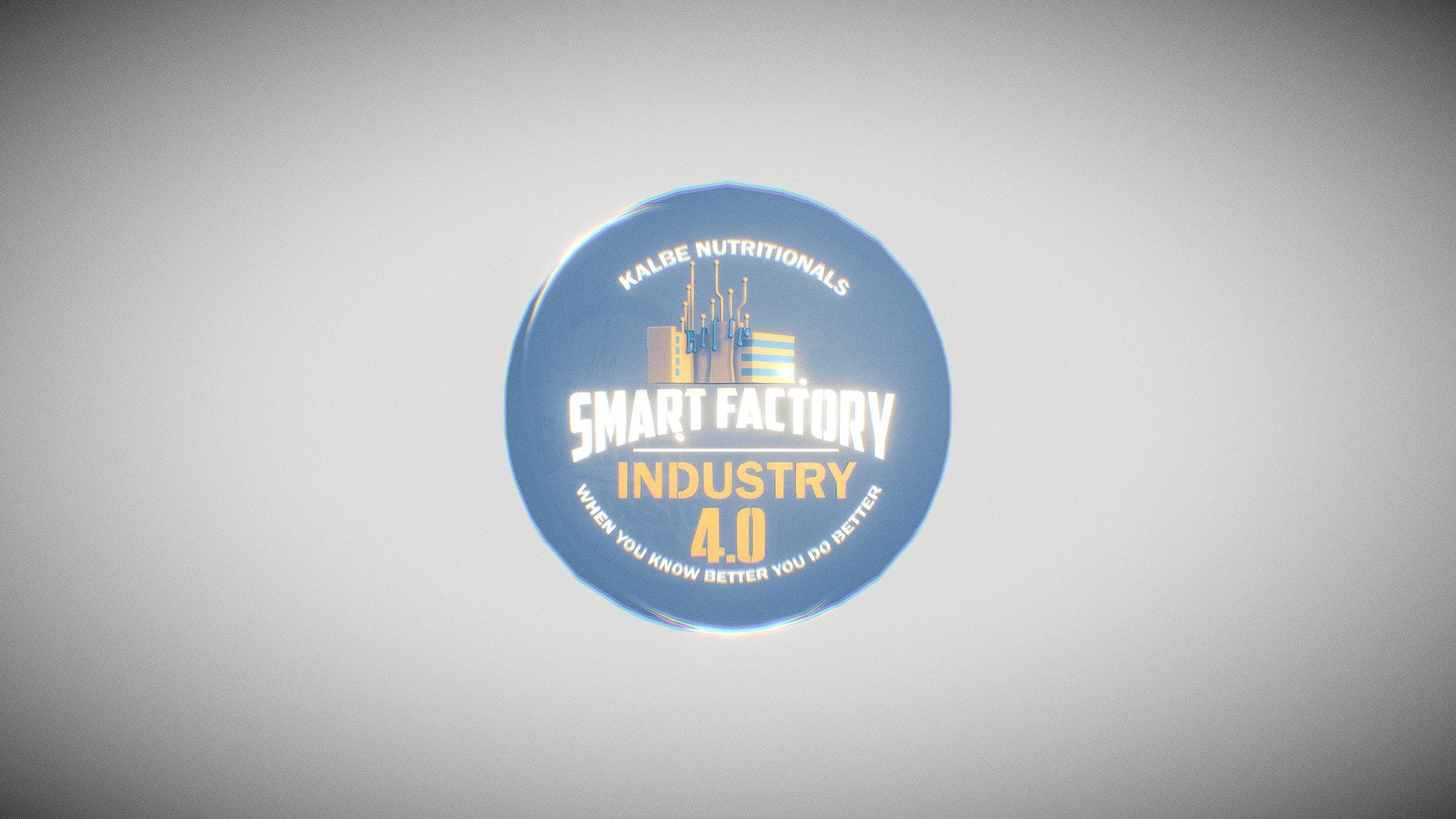 Logo SHP Smart Factory 3D - Industry 4.0 - Buy Royalty Free 3D model by ...