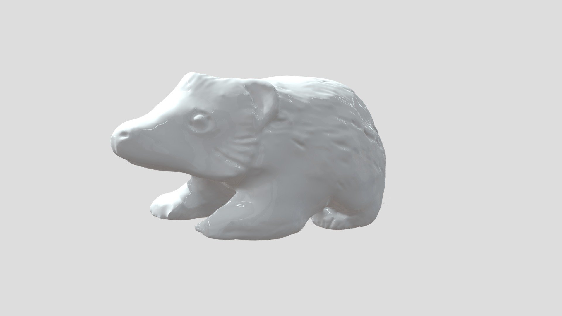 Possum (clay sculpture) - 3D model by scottjanousek [79f57ad] - Sketchfab