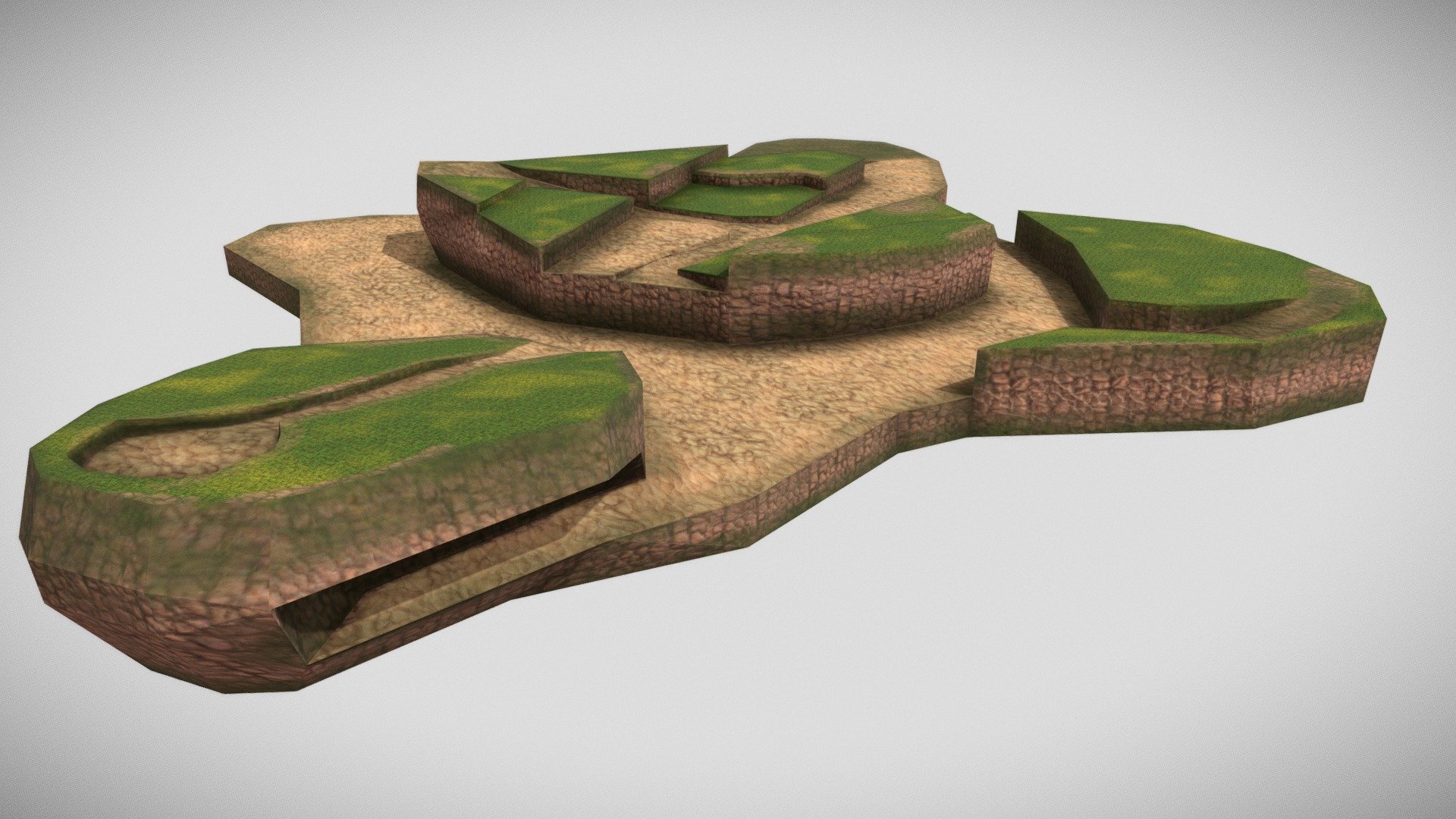 Textured_island - 3D model by joudni [79f5f7b] - Sketchfab