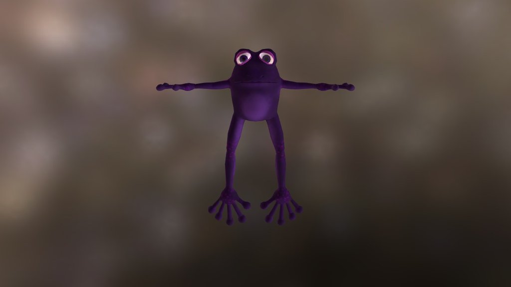 Low res Frog - 3D model by Carla (@ferracini) [79f8c75] - Sketchfab