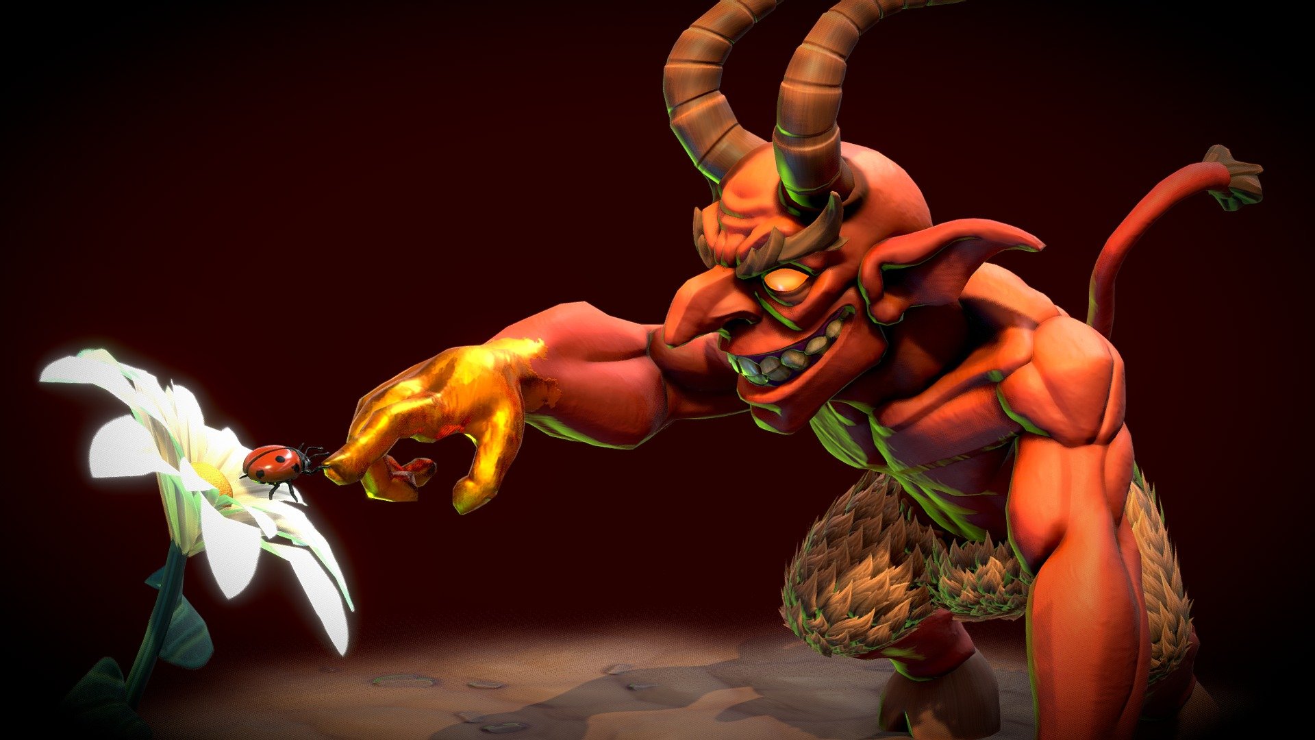 Midas Demon Touch - LadyBug - Buy Royalty Free 3D model by Matheus ...