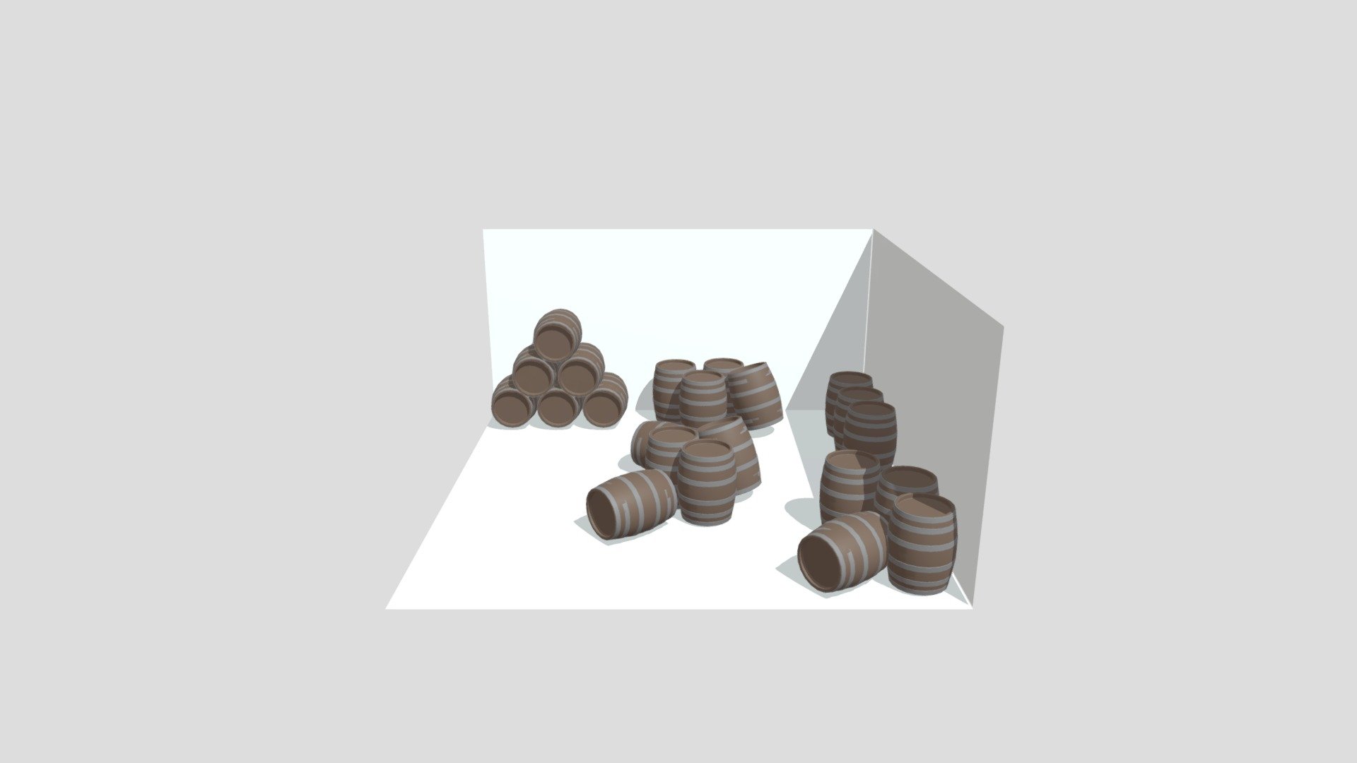 lots of barrels ong - 3D model by calebw4 [79fb90c] - Sketchfab
