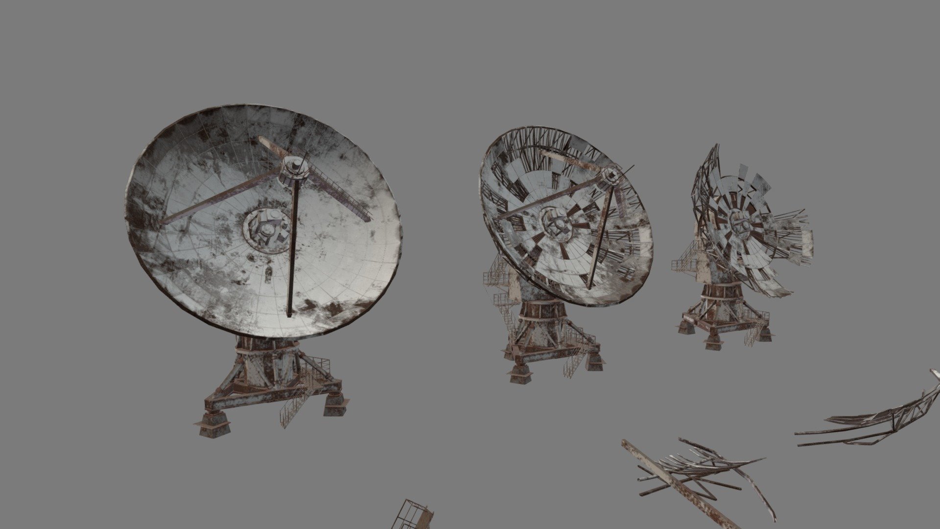 Radio Telescope - 3D model by hongfour4 [79fbc47] - Sketchfab