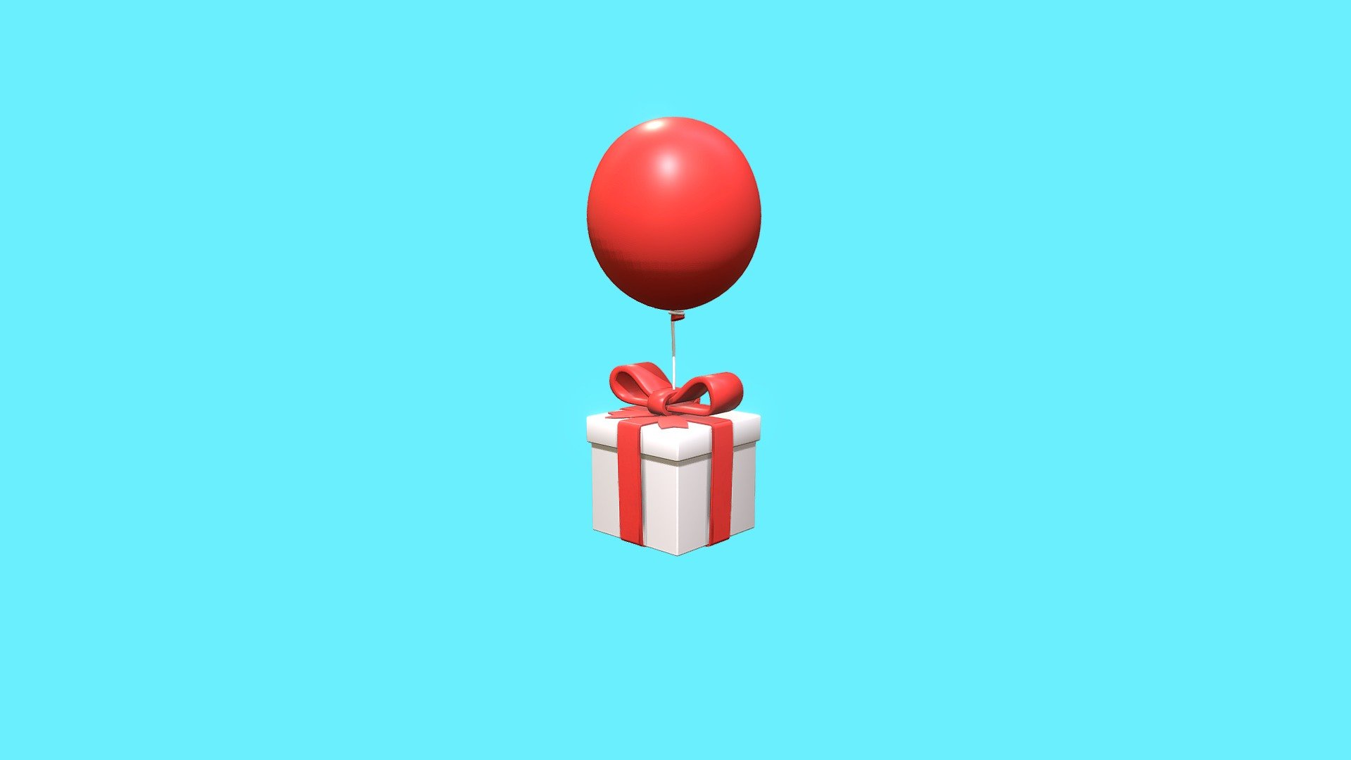 Animal Crossing Balloon Present - 3D model by Carlos Viola (@cmviolin) [79fd23a] - Sketchfab