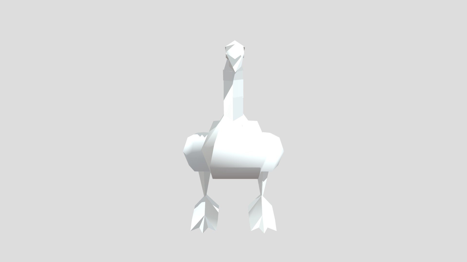 Goose - Download Free 3D model by RetroModeler64 [79fd371] - Sketchfab