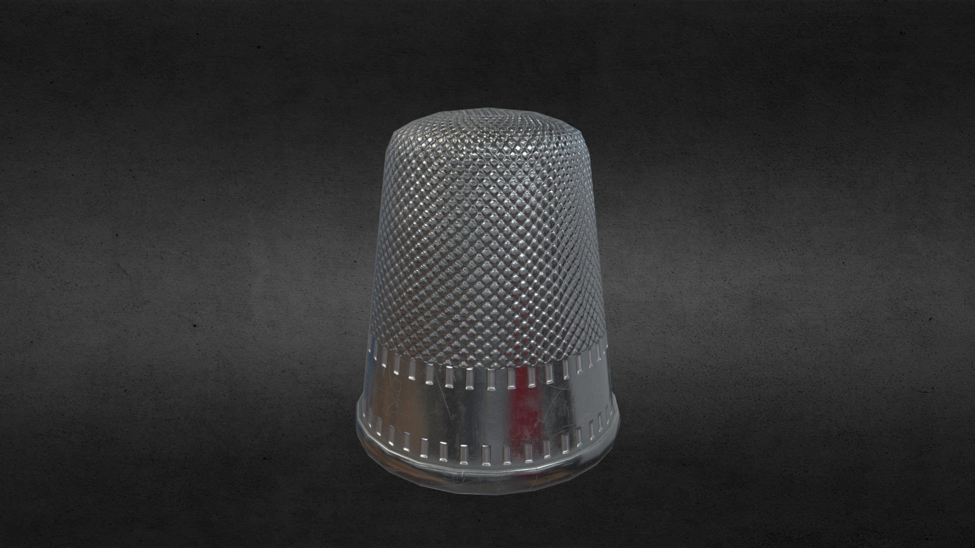 Metalic Thimble - Download Free 3D model by uwurkowo [79fe845] - Sketchfab