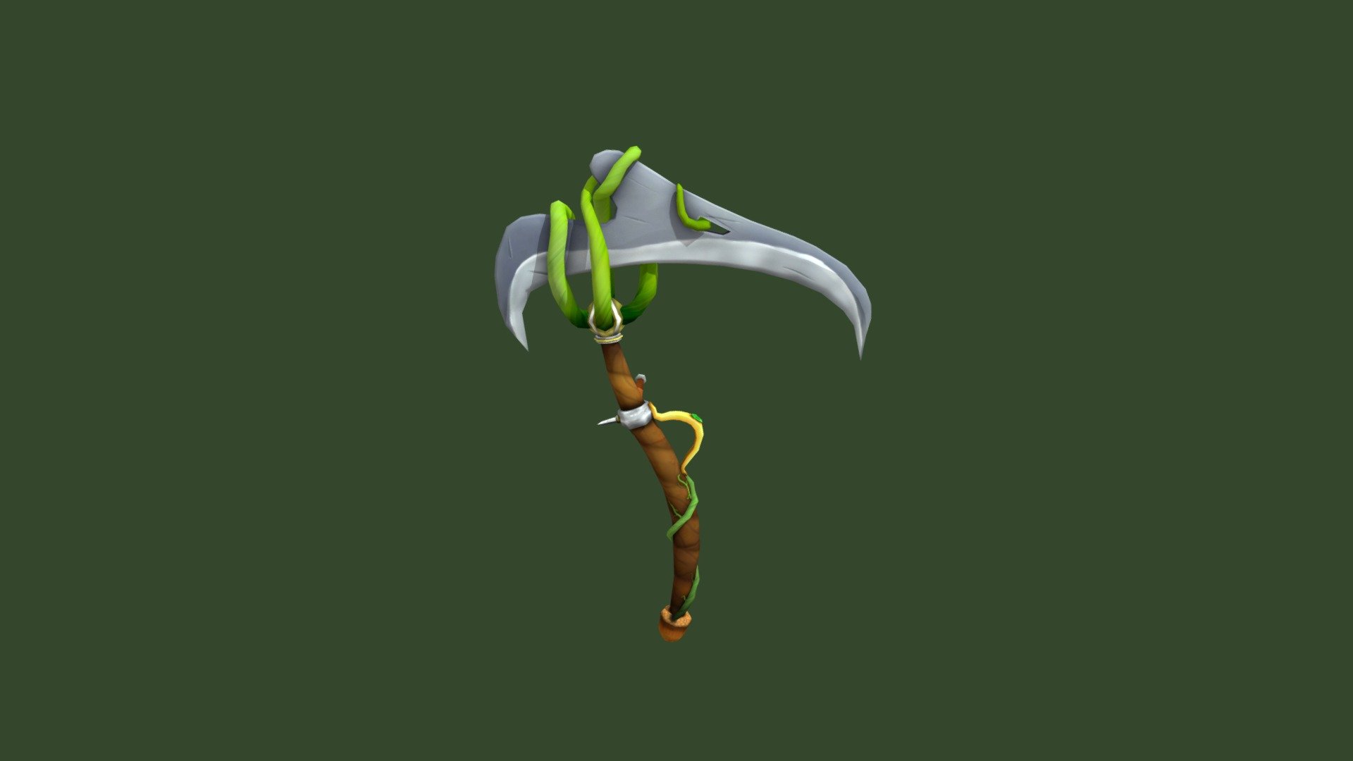 Stylized Scythe weapon - Download Free 3D model by Seppe_De_Mets ...