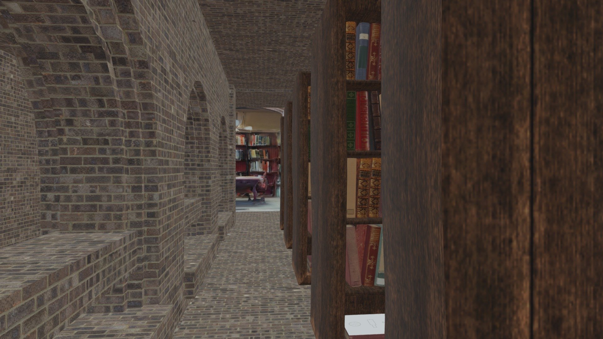 Secrete library viewing tour part 2 - Download Free 3D model by ...