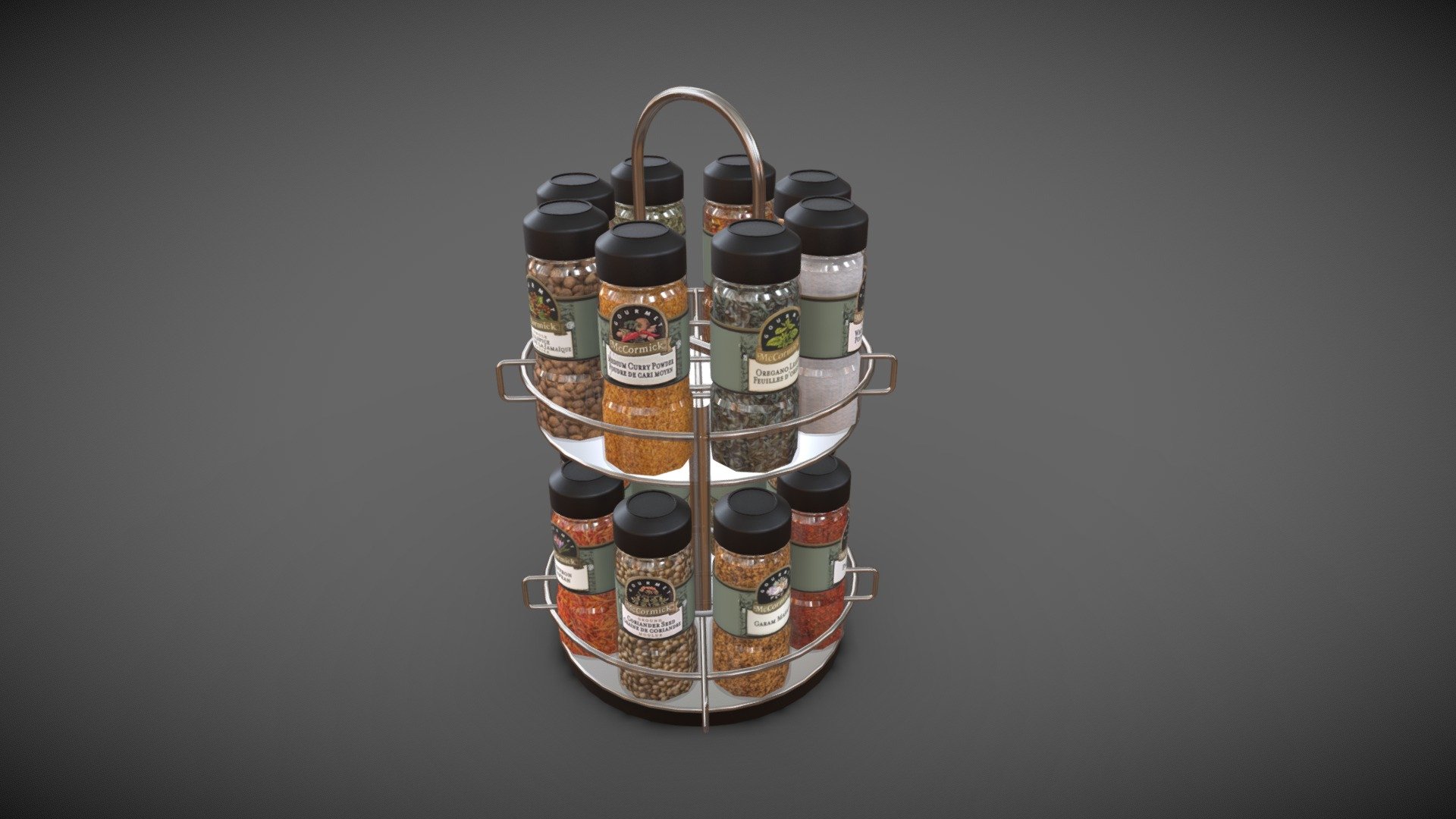 Spices Rack - Buy Royalty Free 3D model by fade_to_black [79ff98e ...