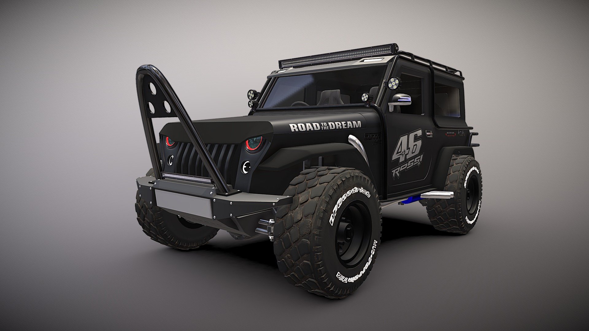 THAR 4X4 (2015 MODFIED) - Buy Royalty Free 3D model by Moon 3d (@moon ...