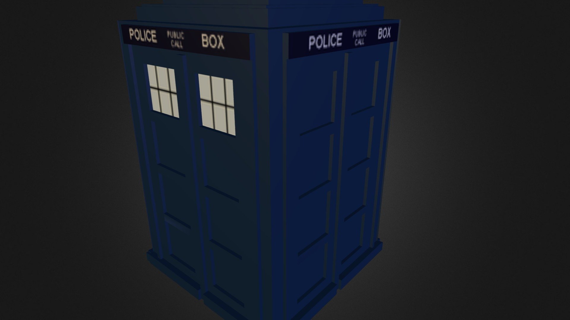 Doctor Who - Tardis - 3D model by InsaneBanana [7MUfn5y] - Sketchfab
