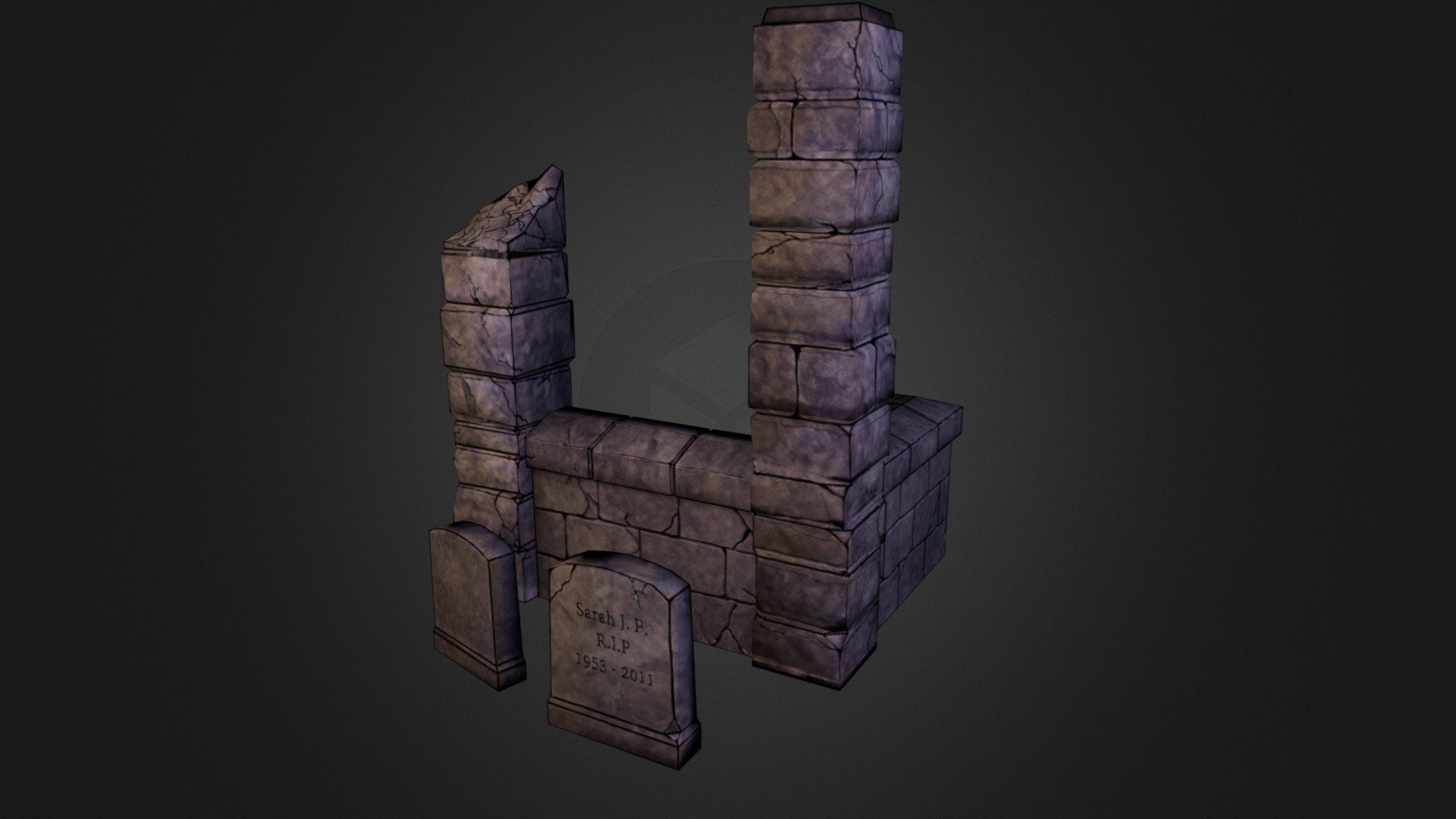 Stone props - 3D model by Arkaitz [7QHAtw3] - Sketchfab