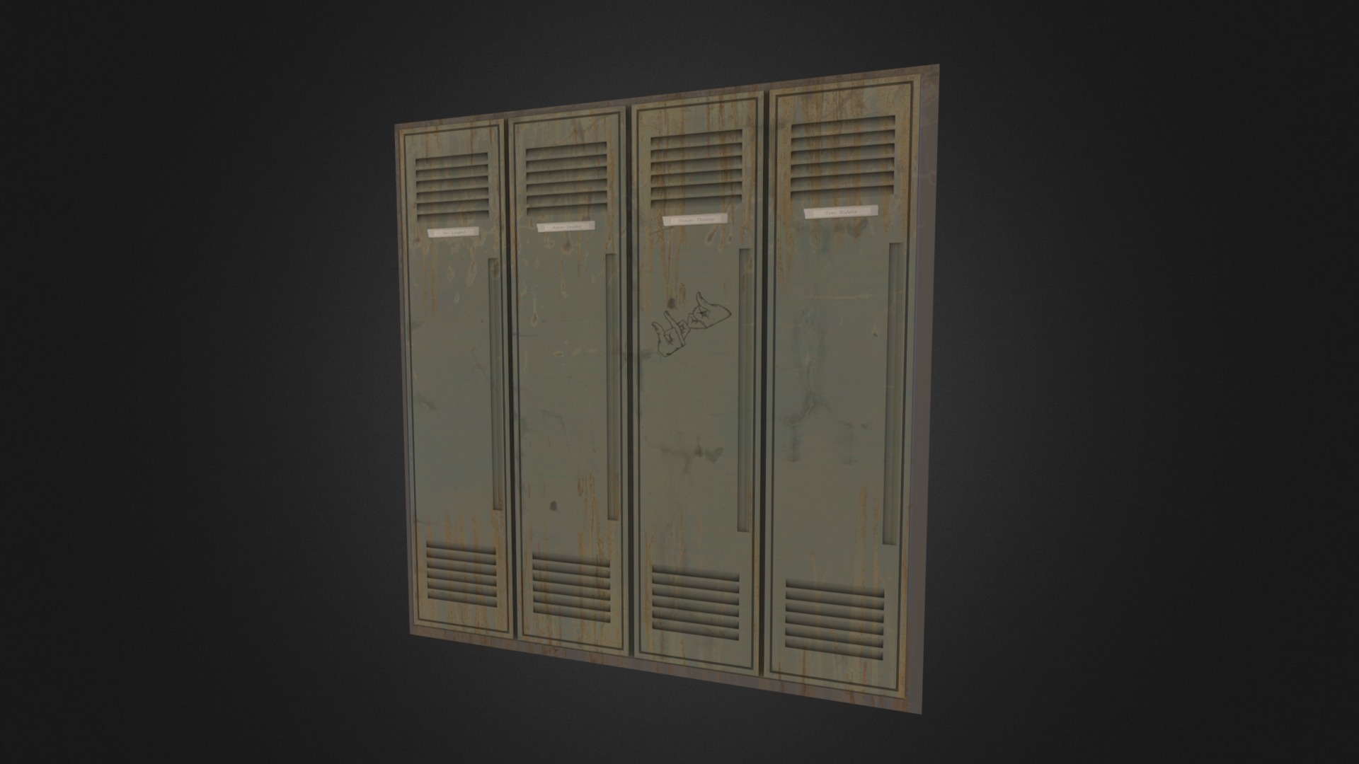 Locker - 3D model by 0Dan0 [7a02bfa] - Sketchfab