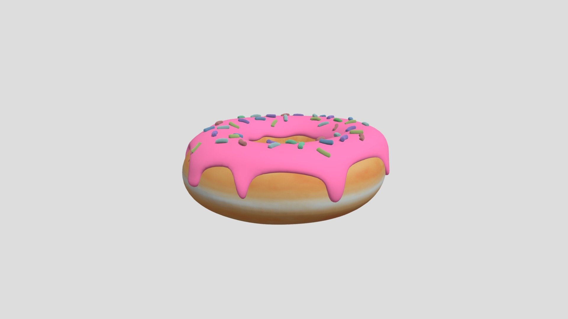 Donut - Download Free 3D model by beatrizhomem [7a03a19] - Sketchfab