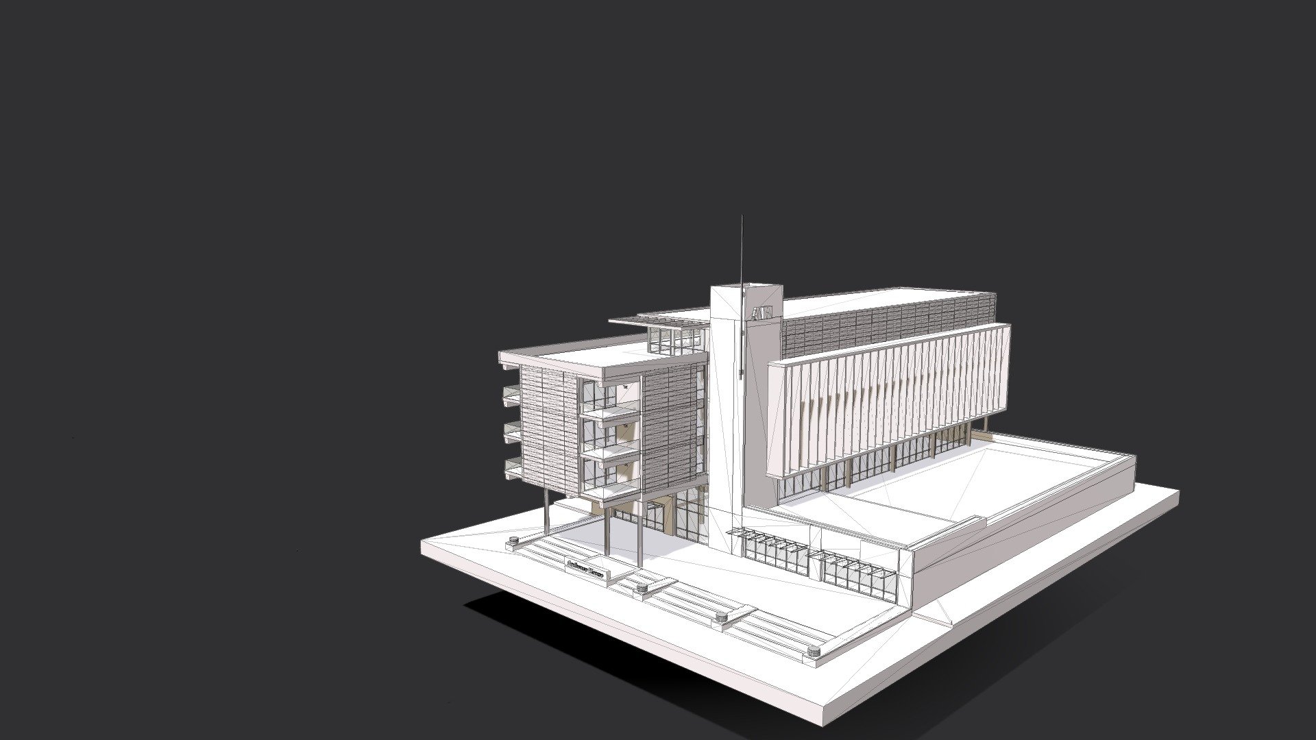 Arquitetura e Layout de edifício - 3D model by TEC ENGENHARIA JL (@juliotrajano) [7a03a4c ...