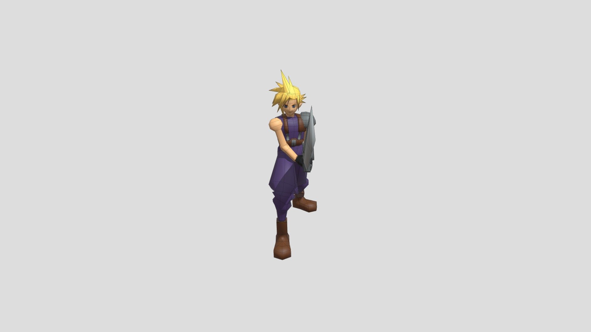 cloud-strife - Download Free 3D model by rogeriofsalves1 [7a04341 ...