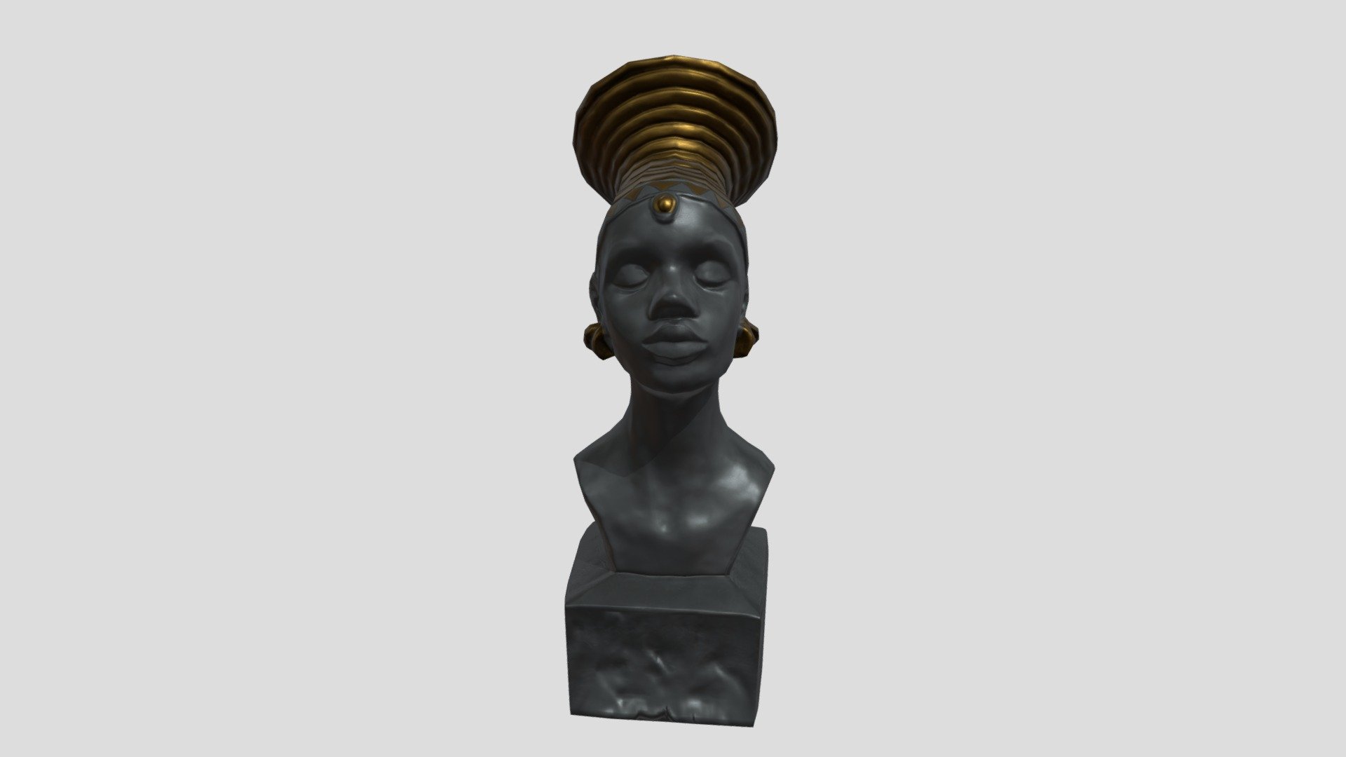 Nubian Kandake Woman Bust - 3D model by hog3d [7a08643] - Sketchfab