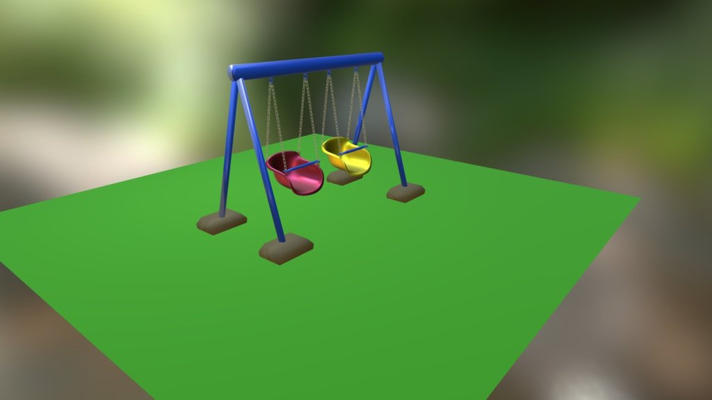Swing Set - 3D model by t.a.taj69 [7a0884f] - Sketchfab