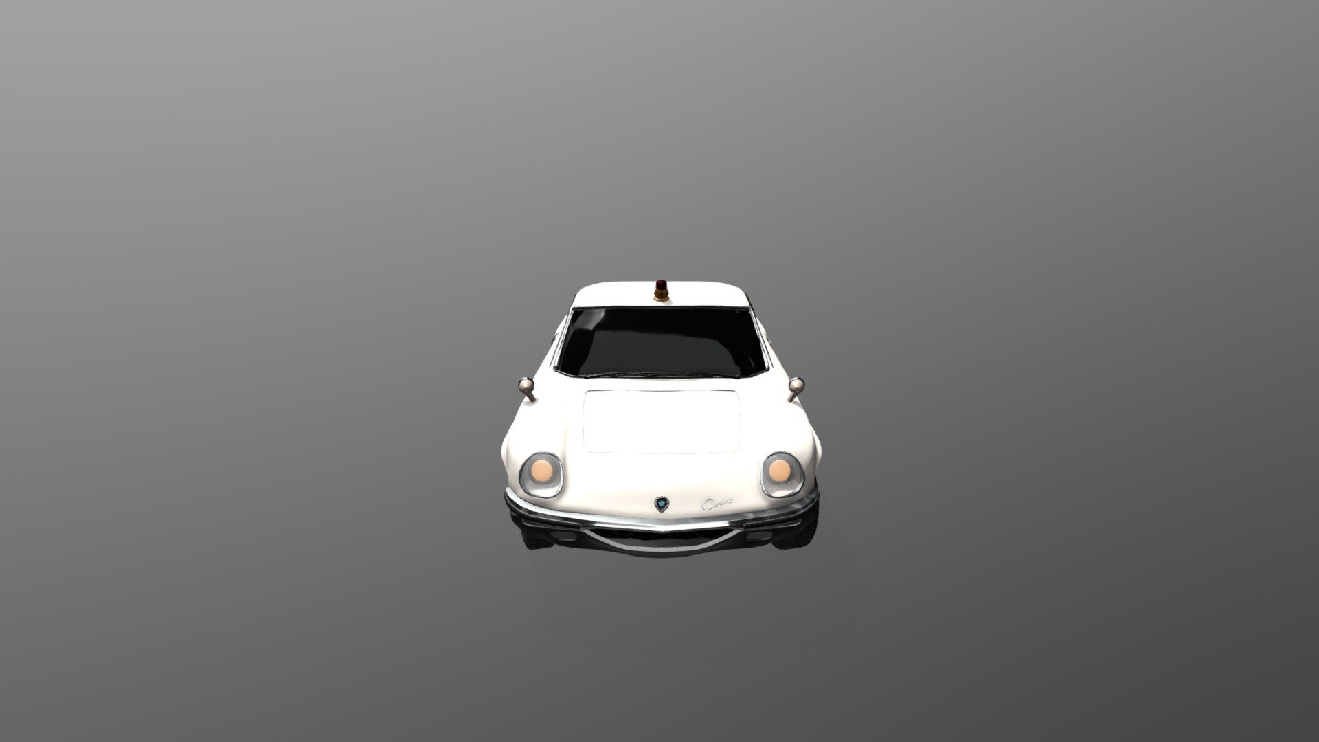 Mazda cosmo 1967 Police (HIROSHIMA PREFECTURE) - 3D model by ...