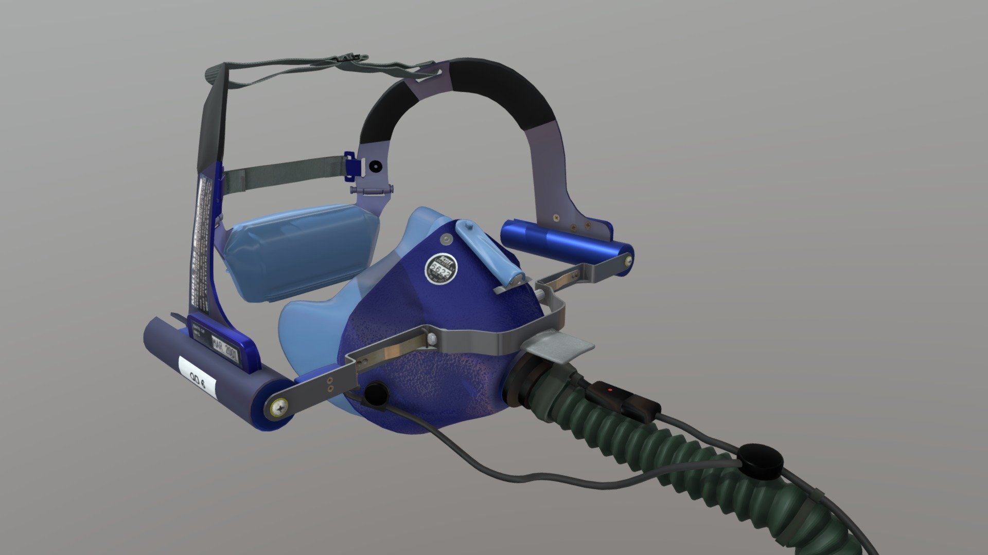 Quick-Don Oxygen Mask - 3D model by 3D4AOP [7a09902] - Sketchfab