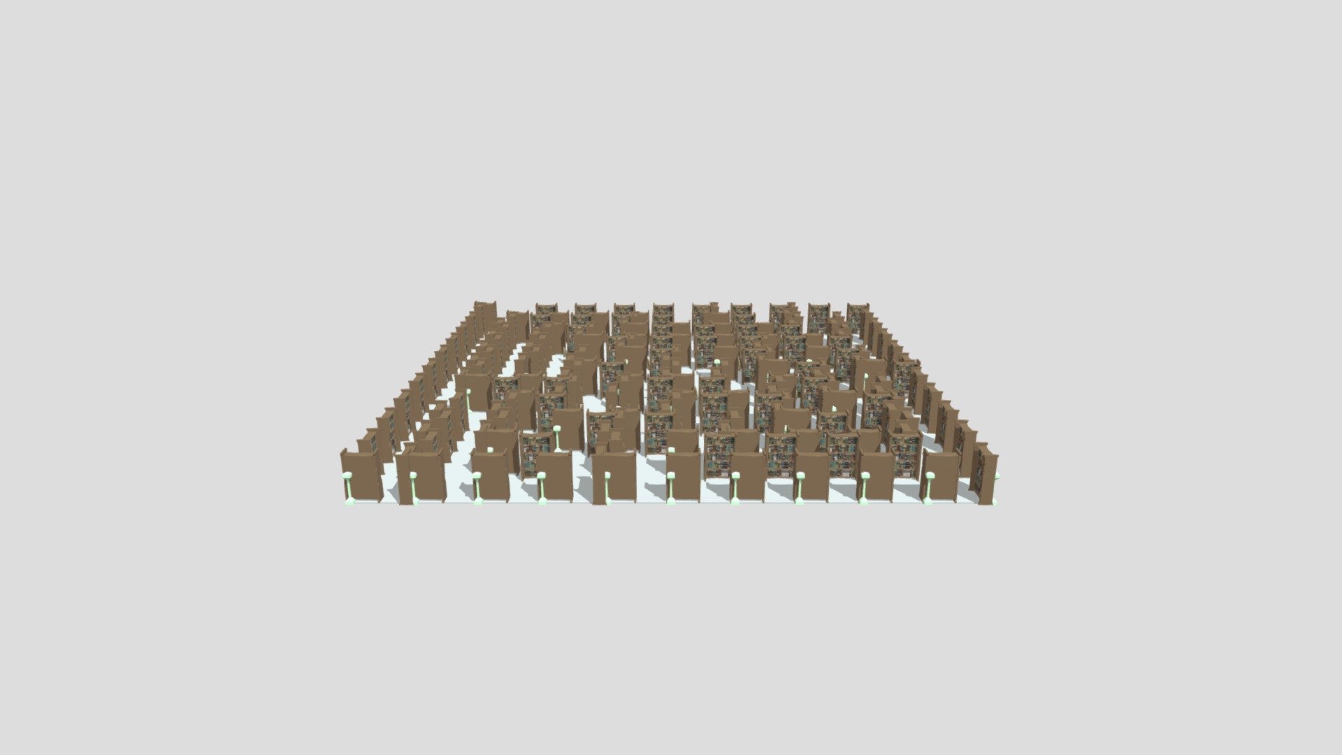 Library Maze v1 - Download Free 3D model by nyu_grad_alley_2020 ...
